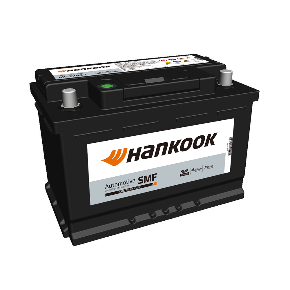 Μπαταρια Hankook MF57412 12V 74AH - Σταματόπουλος Μπαταρίες
